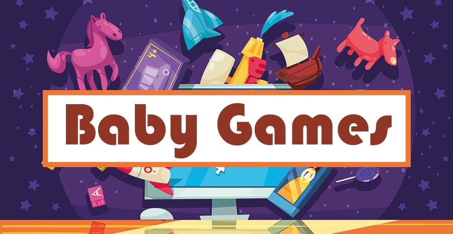 We present you with free baby games that can be played online.